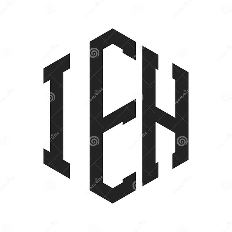 IEH Logo Design. Initial Letter IEH Monogram Logo Using Hexagon Shape ...