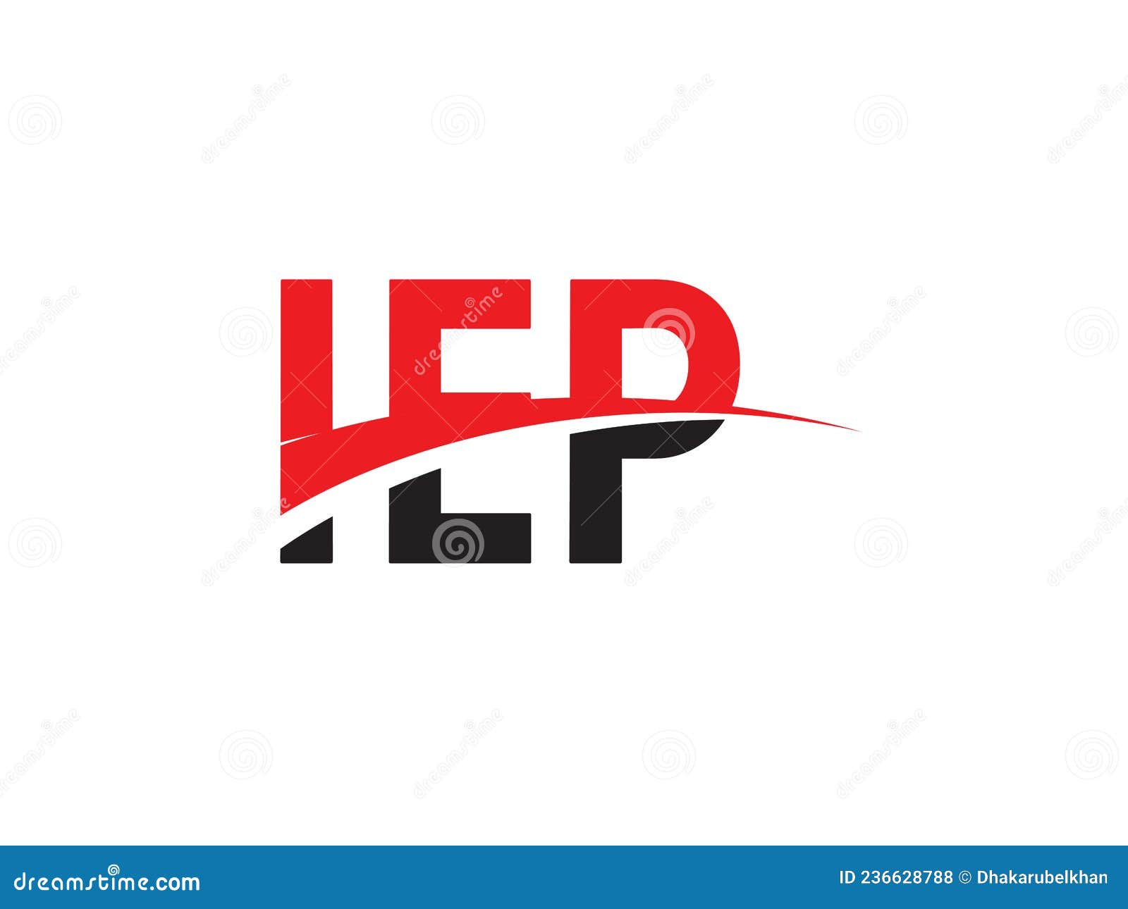 IEP Letter Initial Logo Design Vector Illustration Stock Vector ...