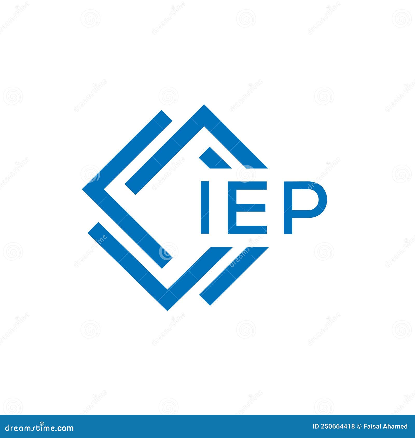 IEp Letter Logo Design on White Background. IEp Creative Circle Letter ...