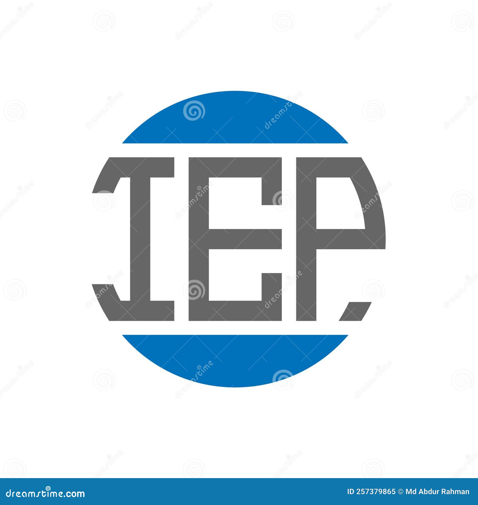 IEP Letter Logo Design on White Background. IEP Creative Initials ...