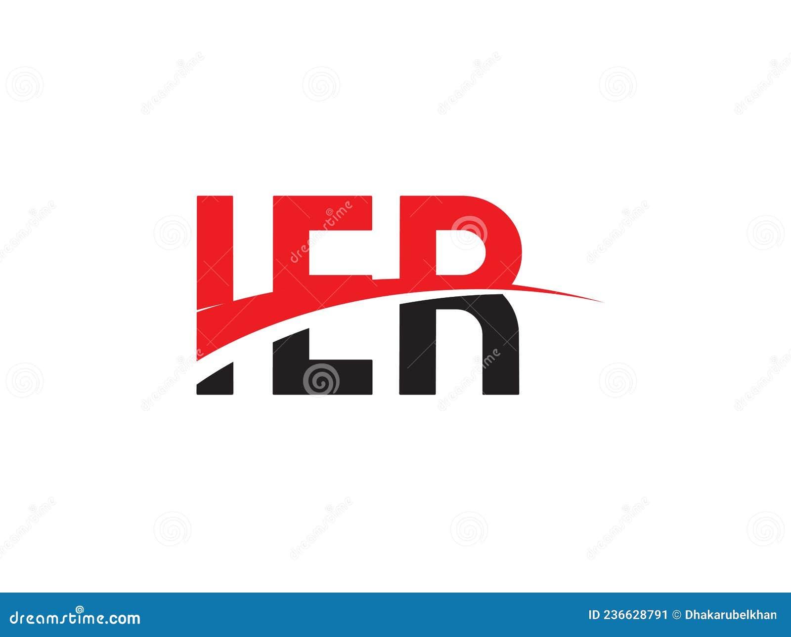 IER Letter Initial Logo Design Vector Illustration Stock Vector ...