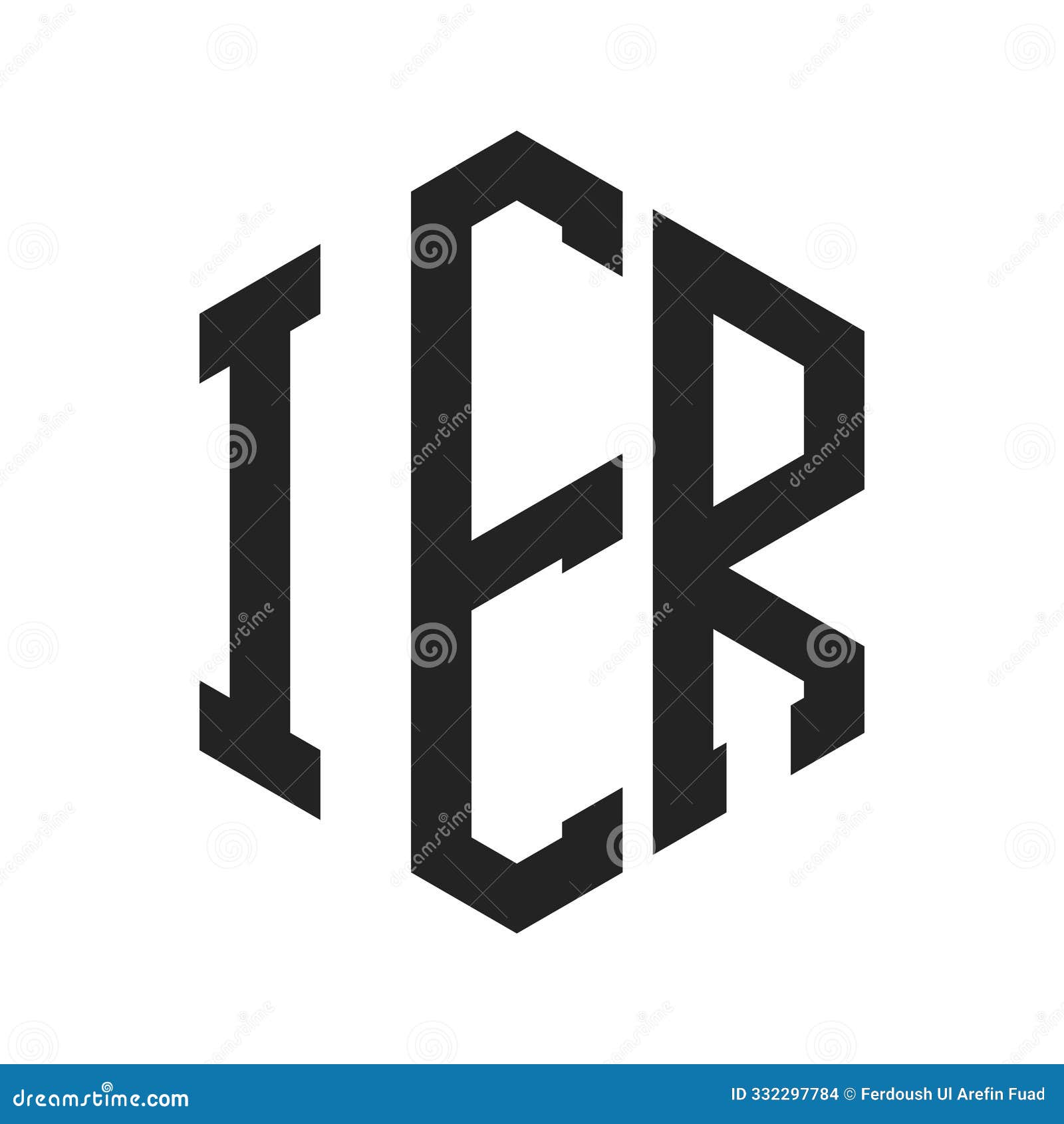 IER Logo Design. Initial Letter IER Monogram Logo Using Hexagon Shape ...