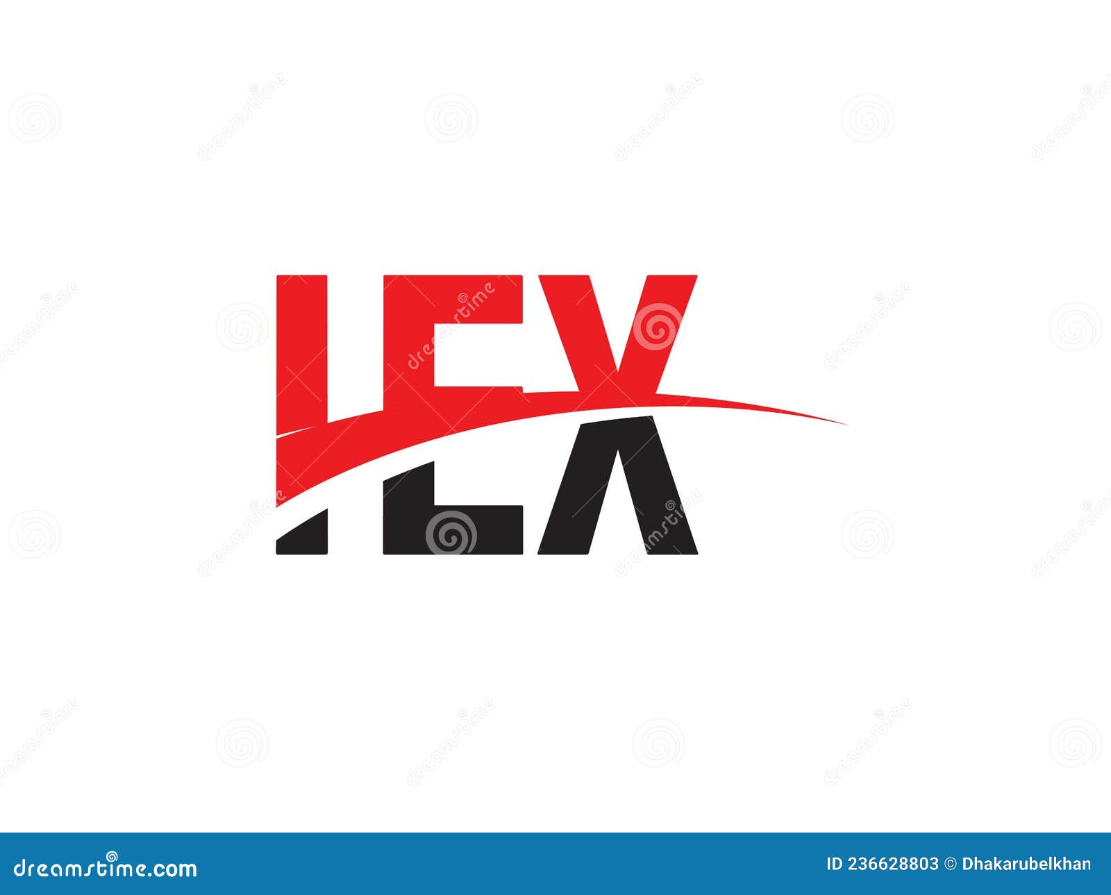 IEX Letter Initial Logo Design Vector Illustration Stock Vector ...