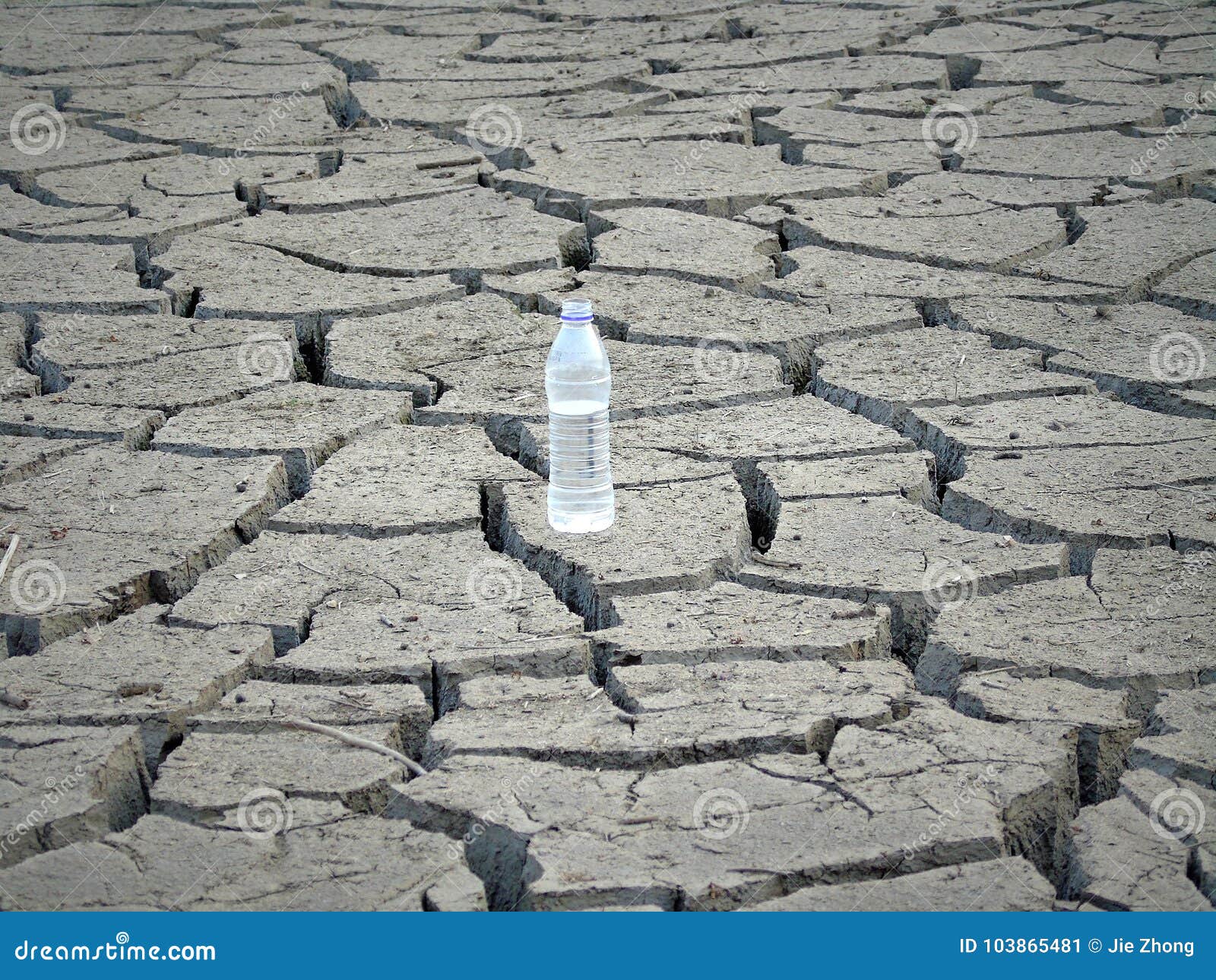 If only Half a Bottle of Water is Left in the World Stock Image - Image ...