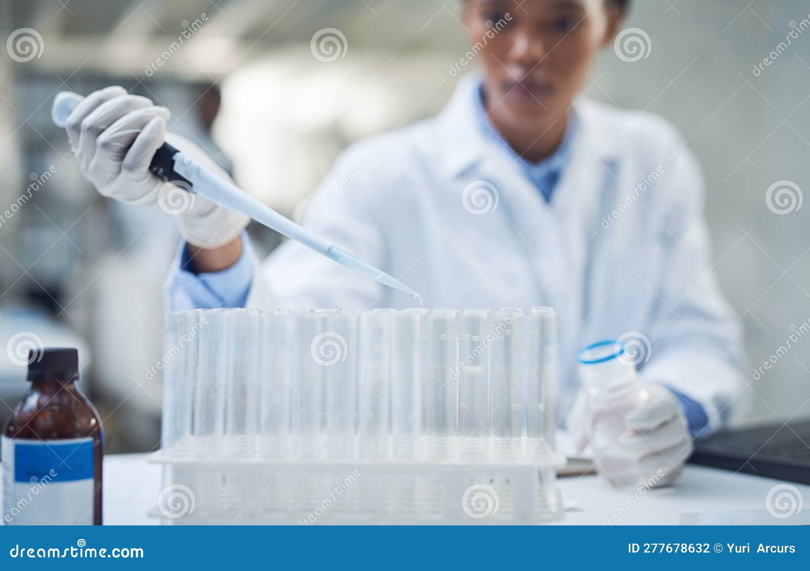 If it Works, it Will Change Everything. a Young Scientist Conducting ...