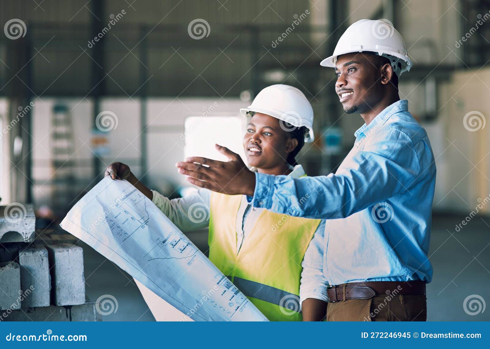 If You Bring it, they Will Build it. Two Builders Having a Meeting at a ...