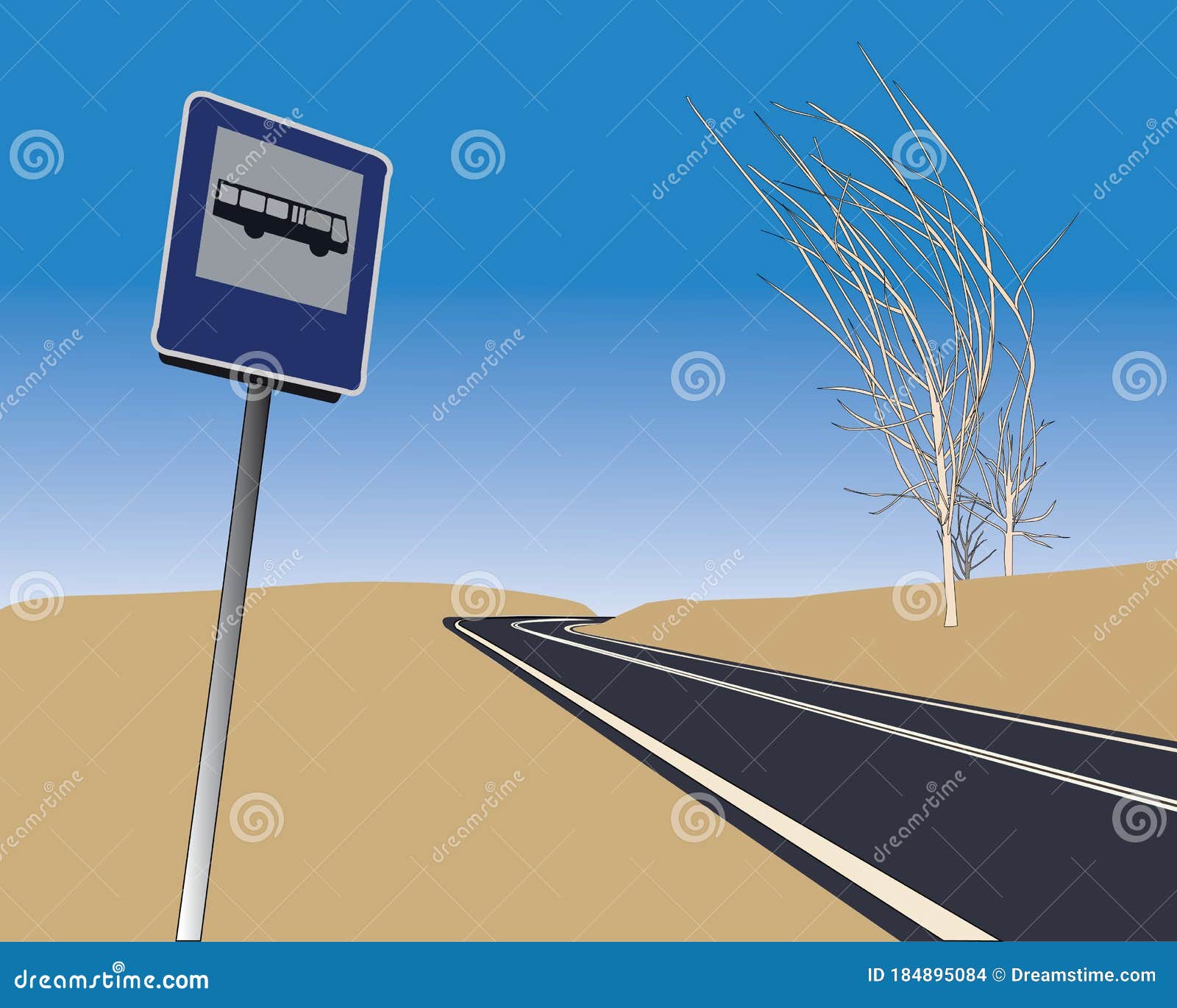If you need bus stop stock vector. Illustration of helping - 184895084
