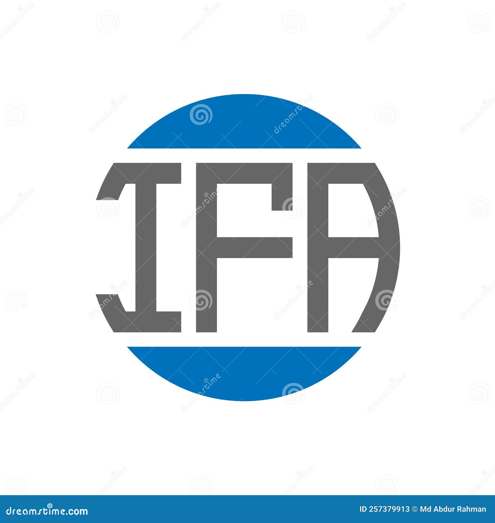 IFA Letter Logo Design On White Background. IFA Creative Initials ...