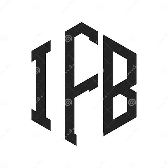 IFB Logo Design. Initial Letter IFB Monogram Logo Using Hexagon Shape ...