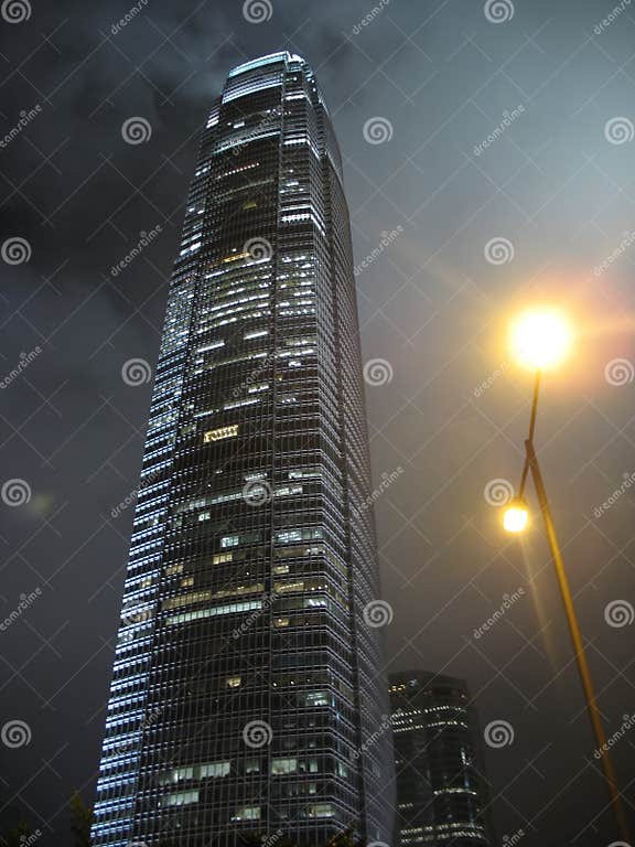 IFC tower editorial stock photo. Image of asian, economy - 21487248