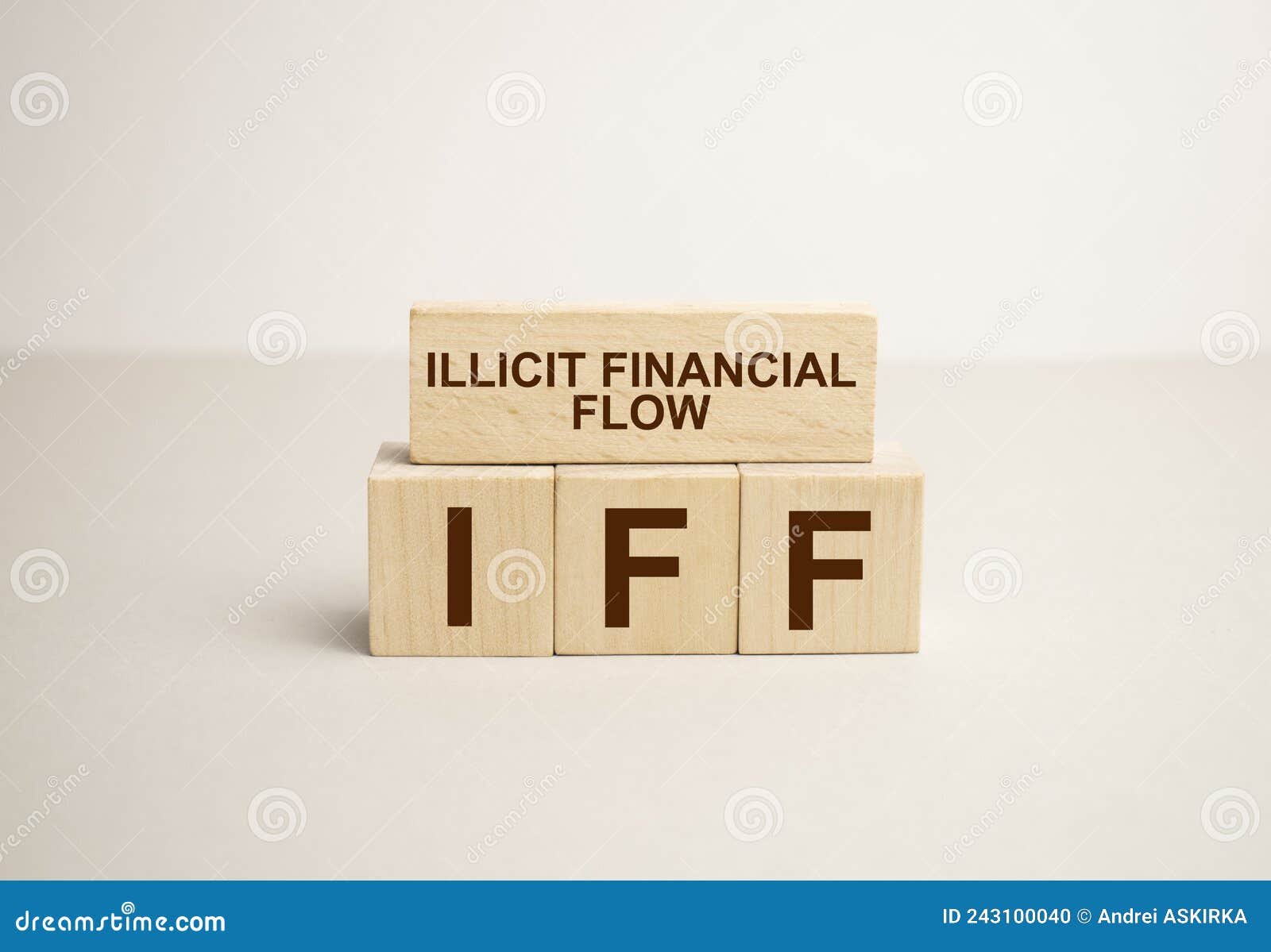 IFF Illicit Financial Flows Symbol. Concept Words IFF Illicit Financial ...