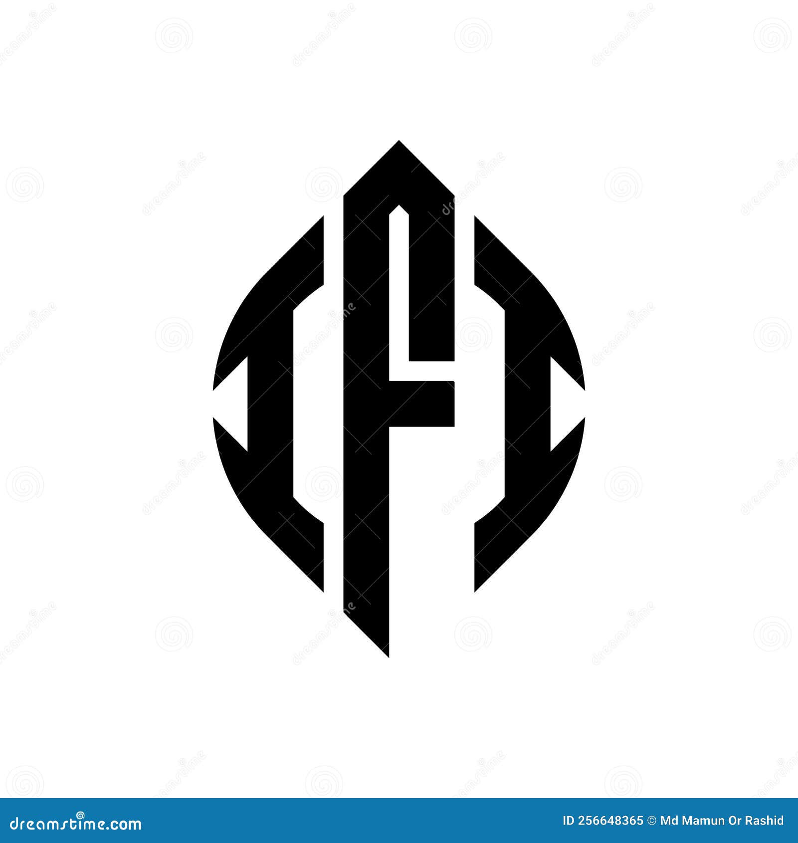 IFI Circle Letter Logo Design with Circle and Ellipse Shape. IFI ...