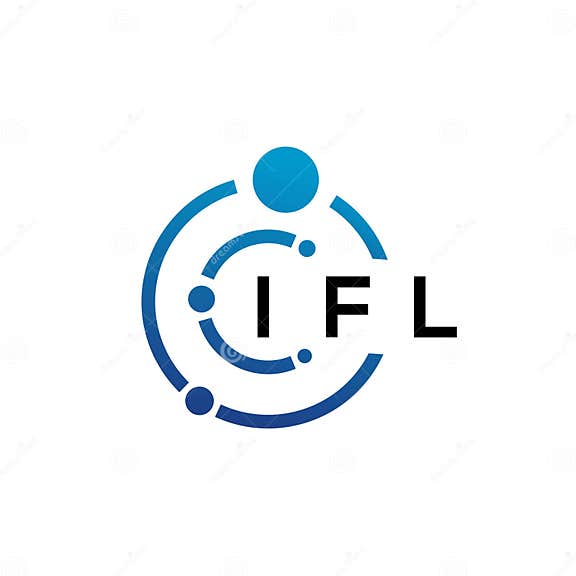 IFL Letter Technology Logo Design on White Background. IFL Creative ...