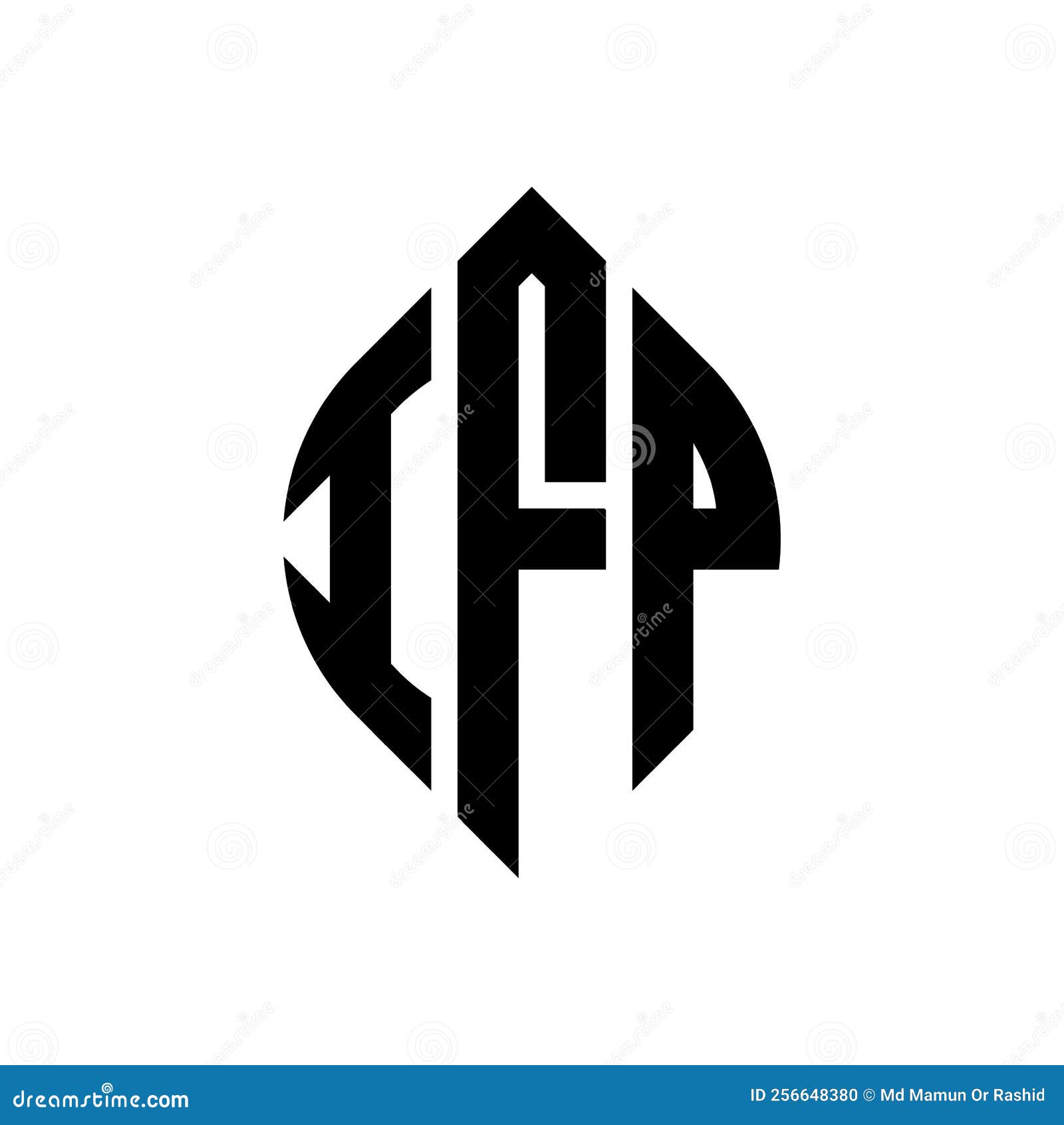 IFP Circle Letter Logo Design with Circle and Ellipse Shape. IFP ...