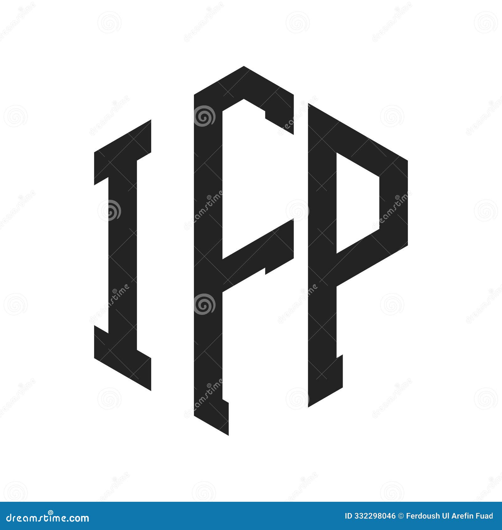IFP Logo Design. Initial Letter IFP Monogram Logo Using Hexagon Shape ...