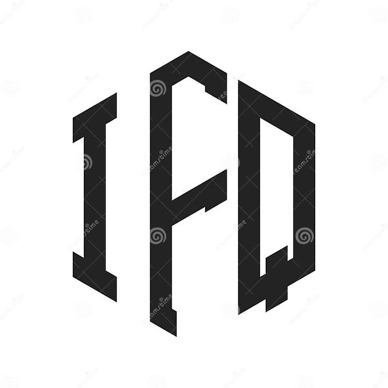 IFQ Logo Design. Initial Letter IFQ Monogram Logo Using Hexagon Shape ...