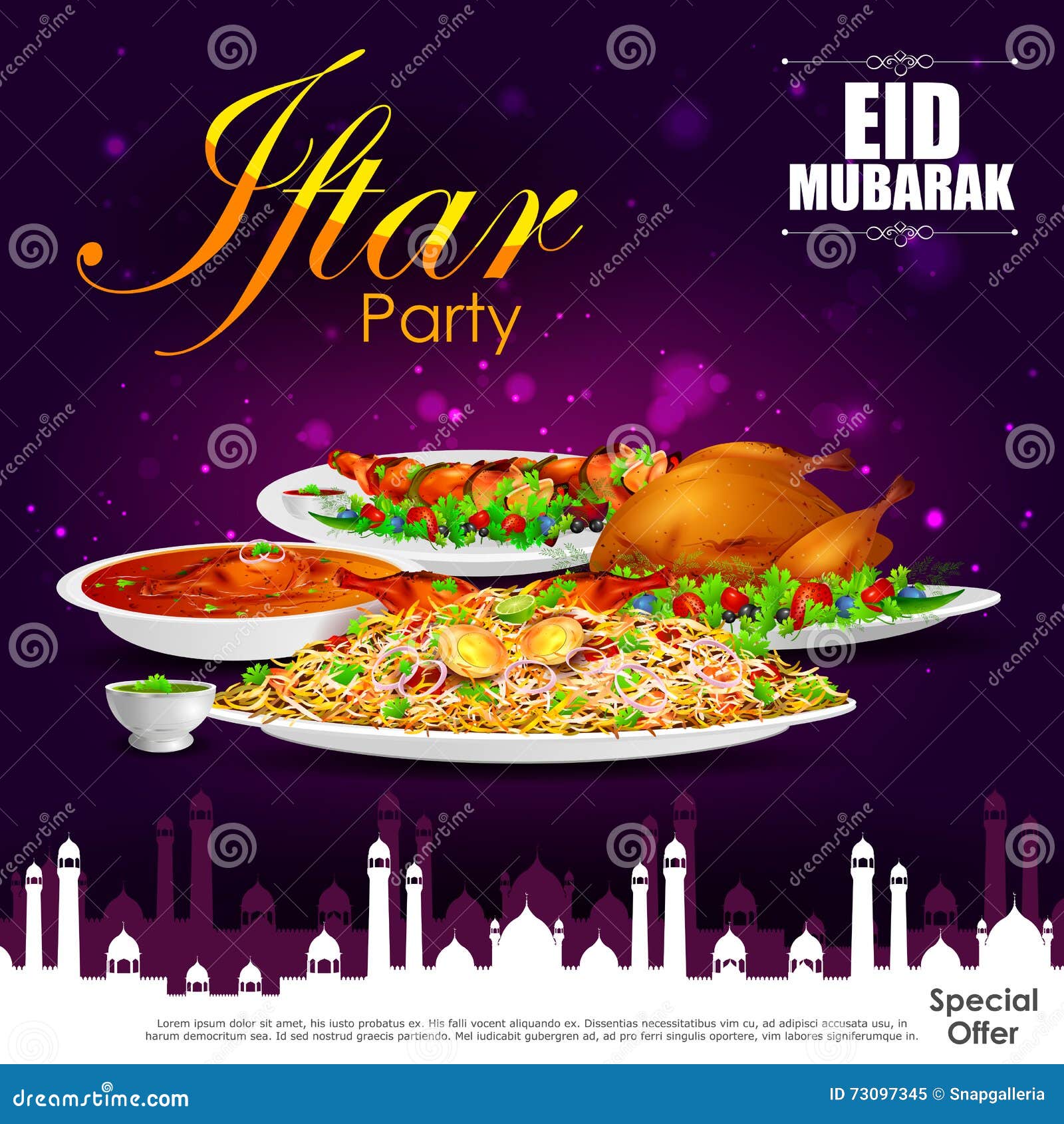 Iftar Party Celebration Invitation Card, Poster Or Banner Design ...