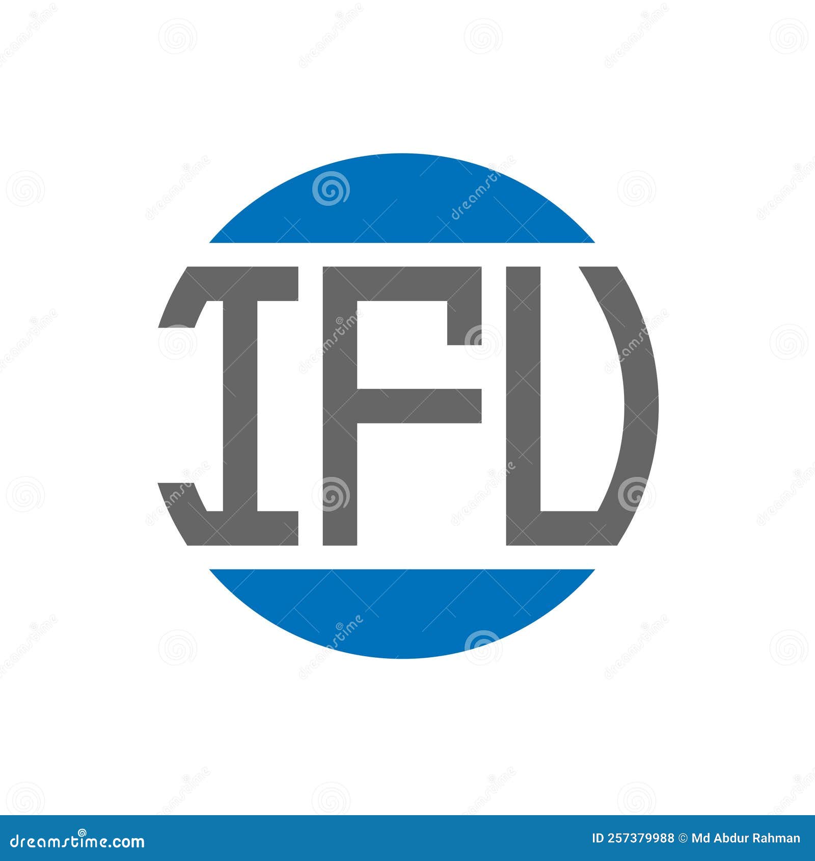 IFU Letter Logo Design on White Background. IFU Creative Initials ...