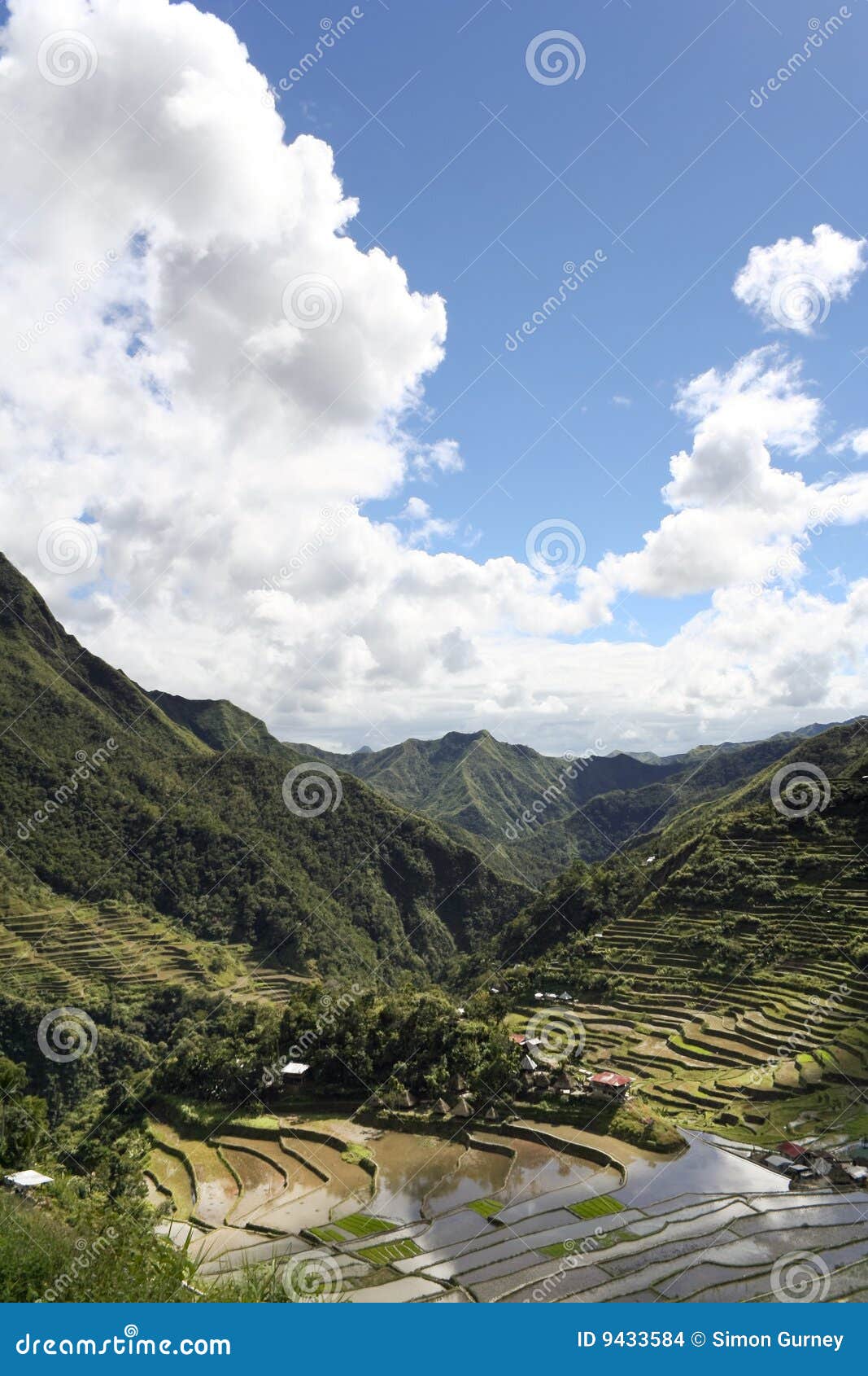 Ifugao Rice Terraces Batad Philippines Stock Photo - Image of blue ...
