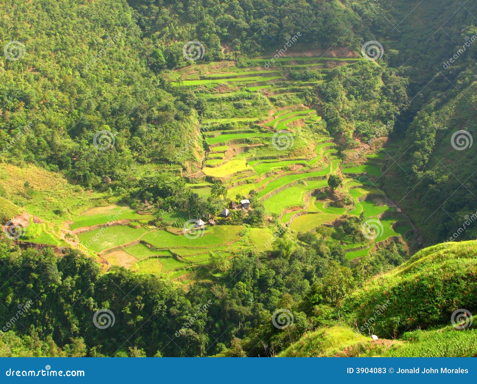 Ifugao Rice Terraces Village 2 Stock Image - Image of village ...