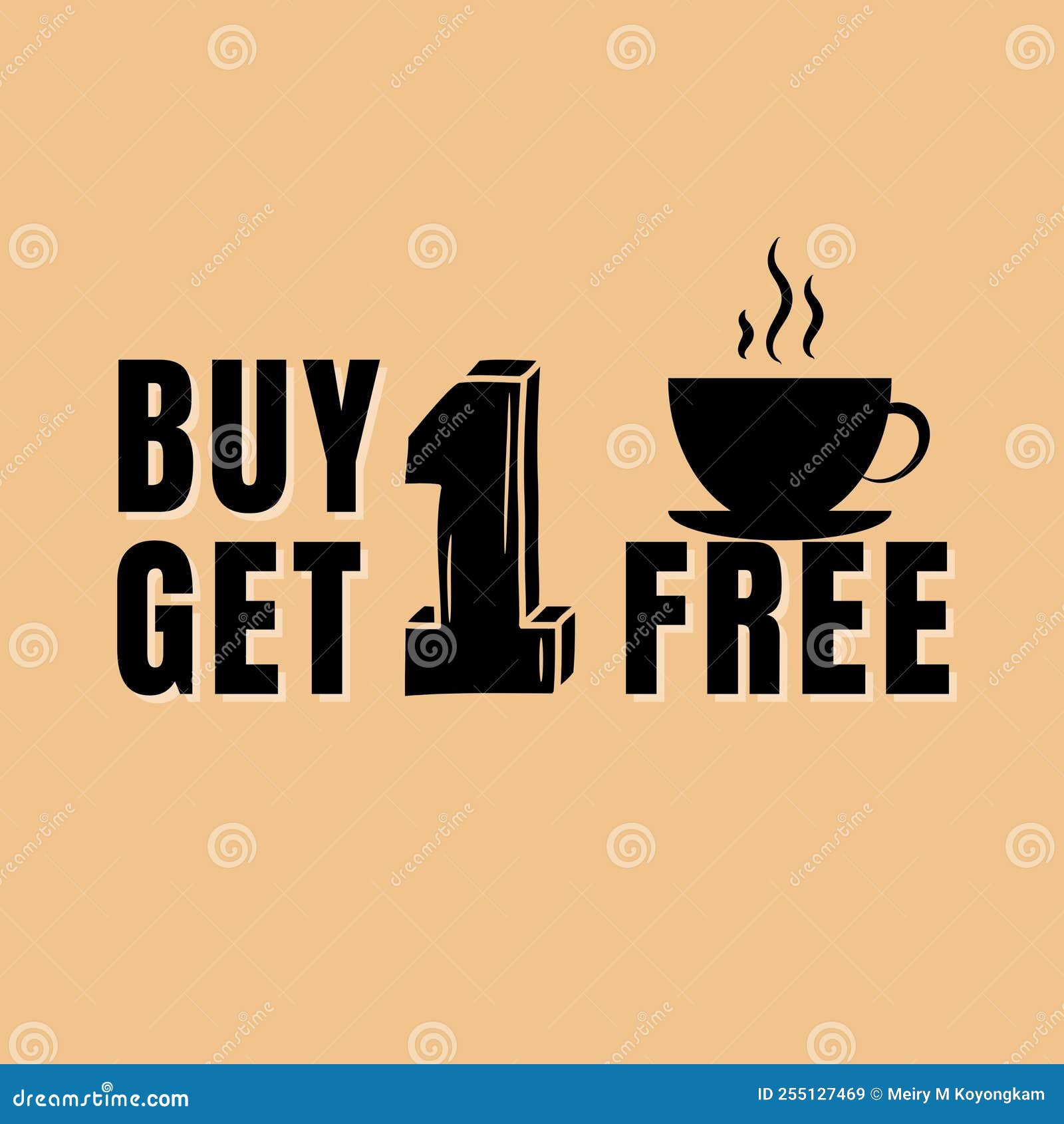 Buy 1get 1 Social Media Template Promotion Stock Illustration ...