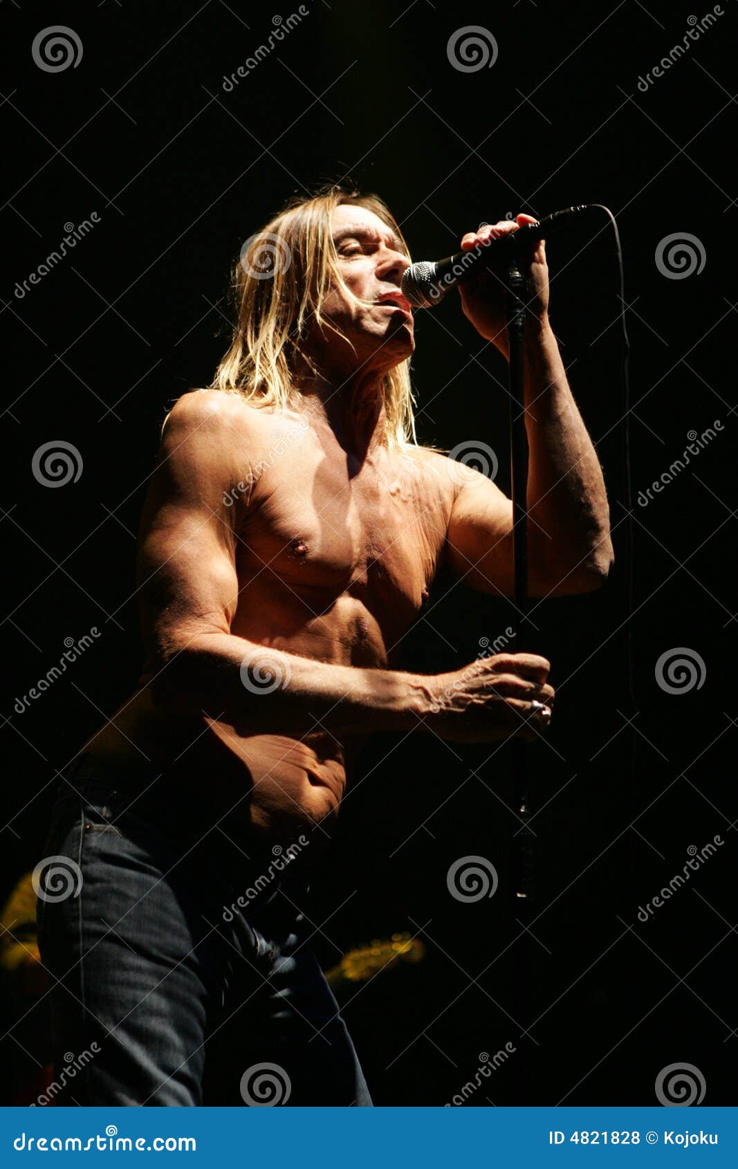 Iggy Pop editorial stock photo. Image of newell, james - 4821828
