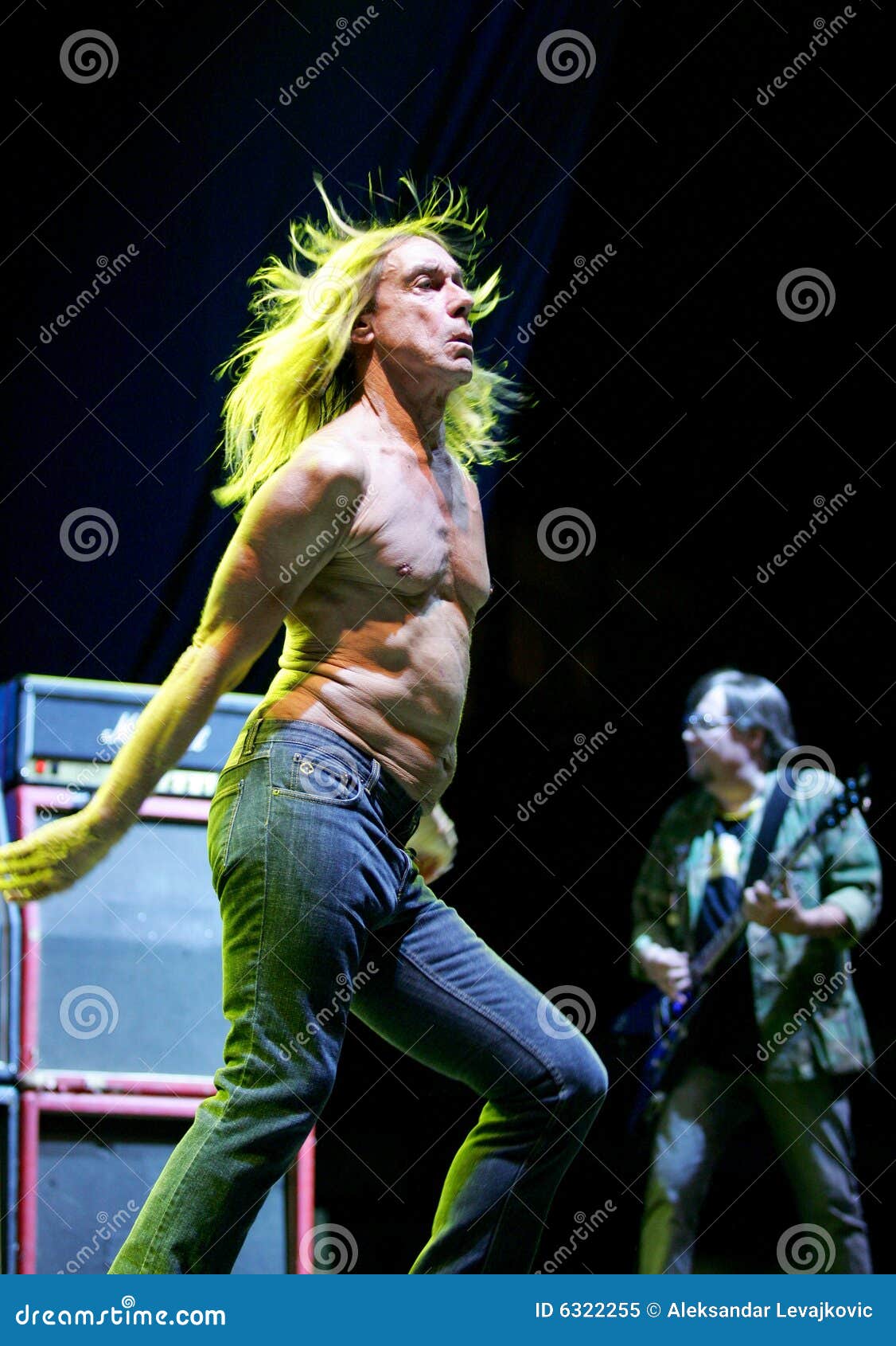 IGGY POP CONCERT editorial image. Image of male, cool - 6322255