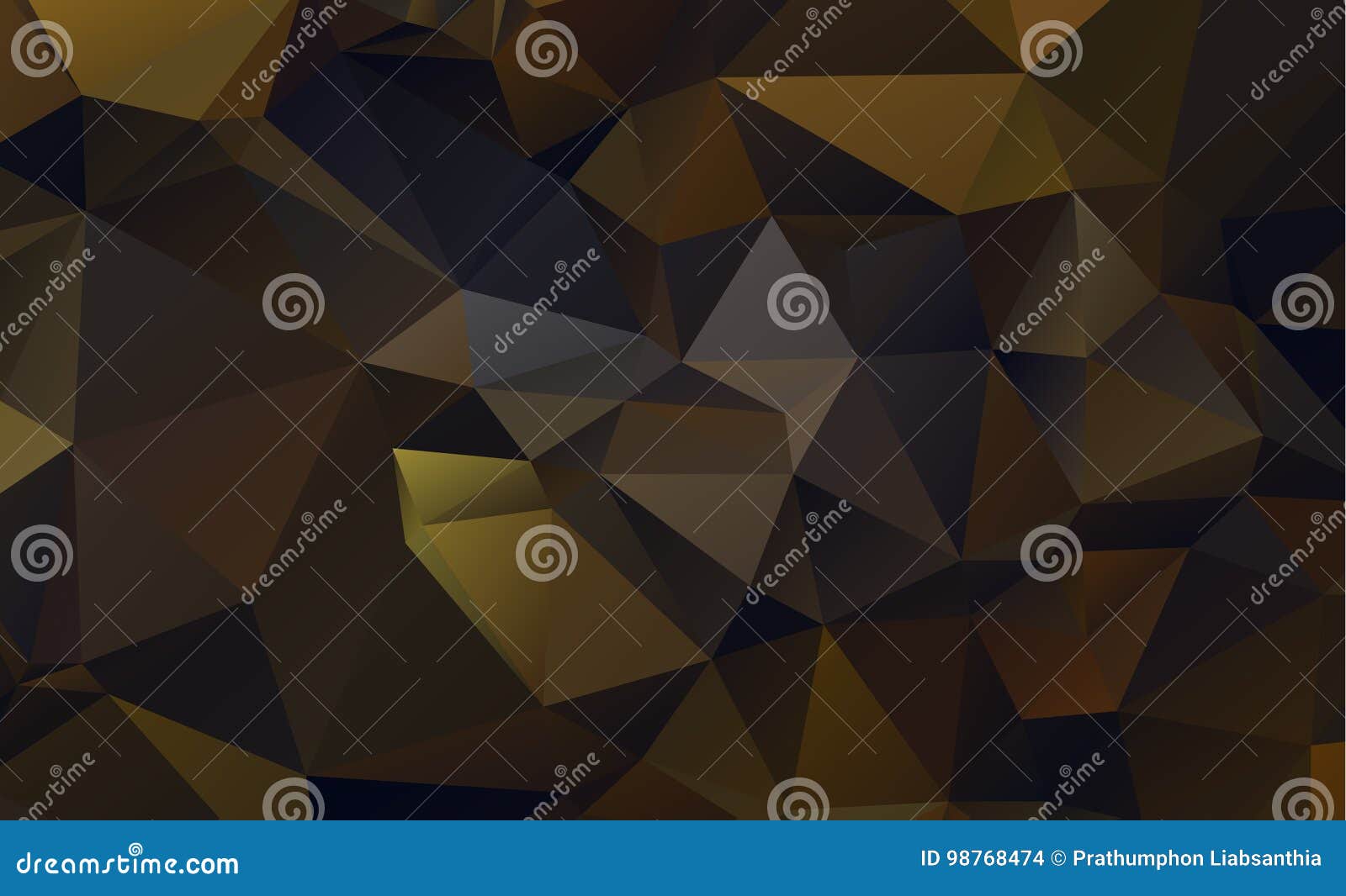 Ight Yellow Pattern. Triangular Template Stock Illustration ...