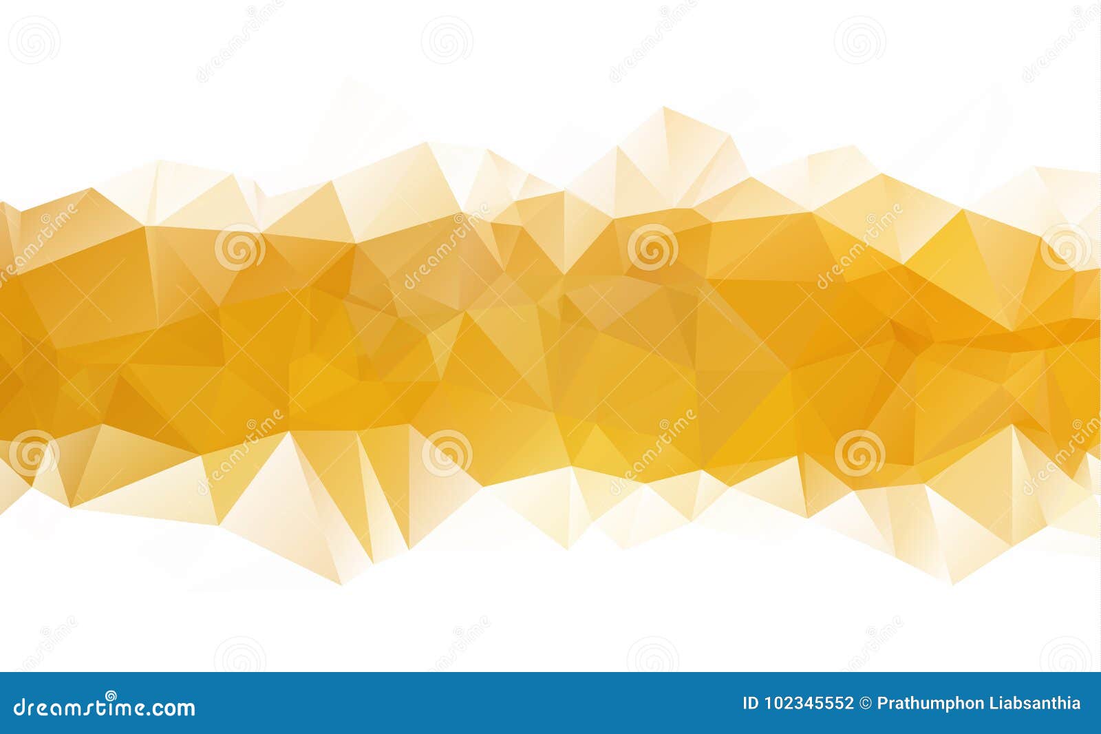 Ight Yellow Vector Pattern. Triangular Template. Geometric Sample ...