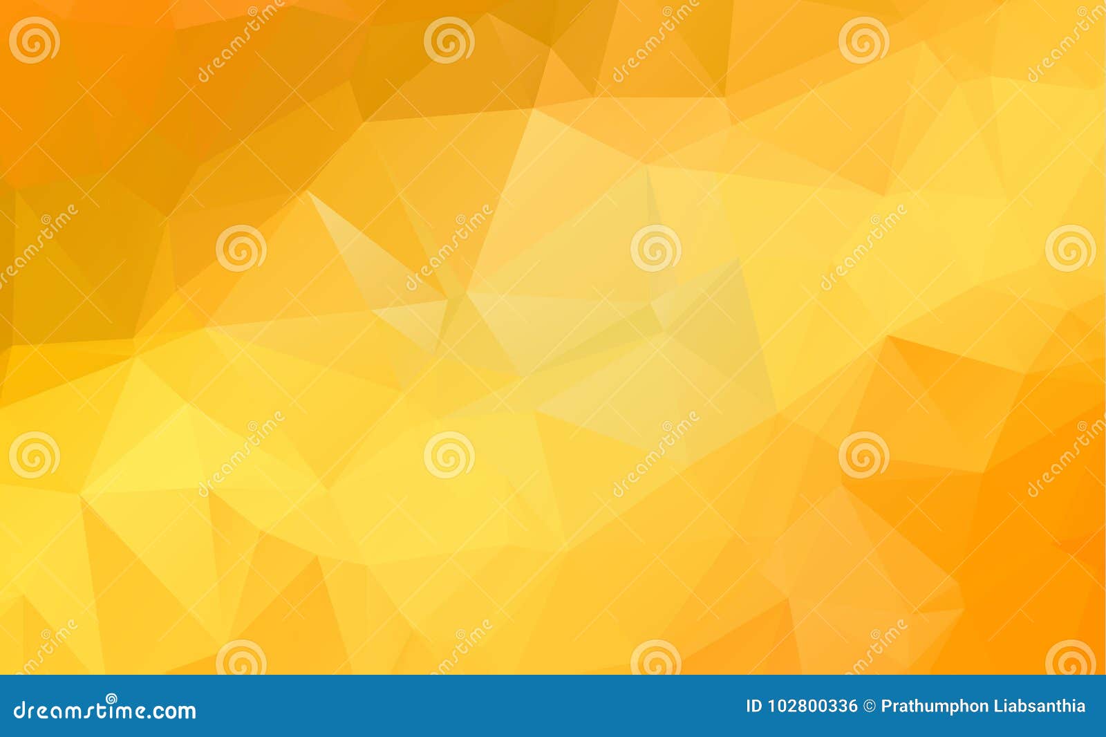 Ight Yellow Vector Pattern. Triangular Template. Geometric Sample ...