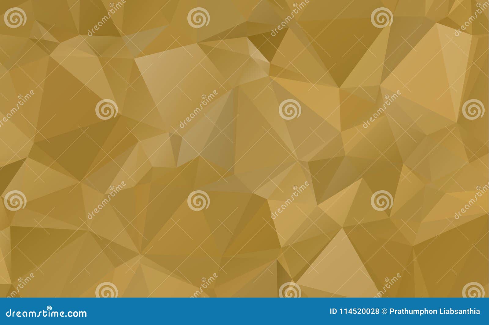 Ight Yellow Vector Pattern. Triangular Template. Geometric Sample ...