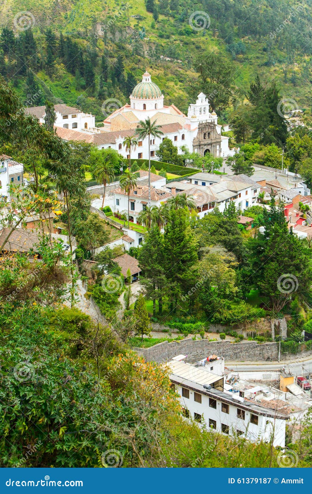 Iglesia de Guapulo Quito imagen de archivo. Imagen de conquista - 61379187