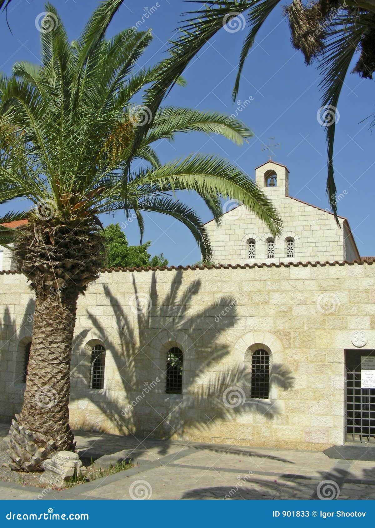 Iglesia de Heptapegon imagen de archivo. Imagen de santo - 901833