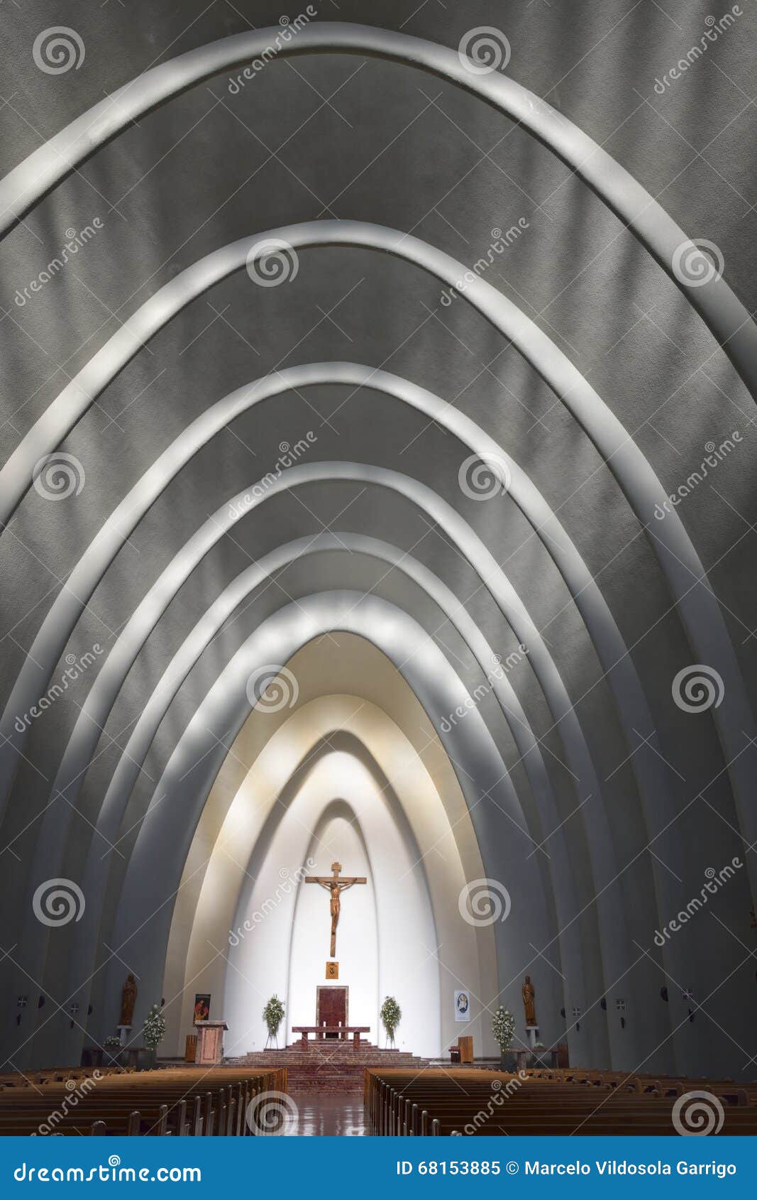 Iglesia De La Catedral De Chillan, Chile Imagen de archivo - Imagen de ...