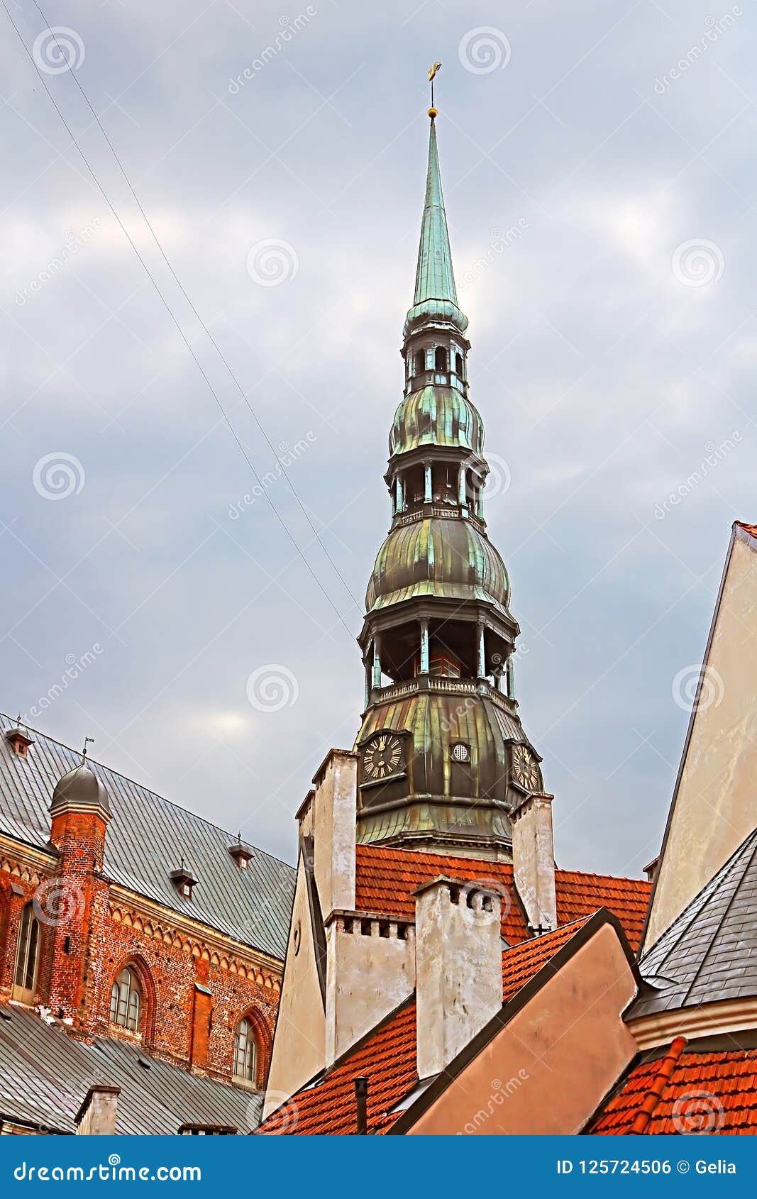 Iglesia De La Iglesia Del ` S Del St Peter St Peter, Petrikirche, Riga ...