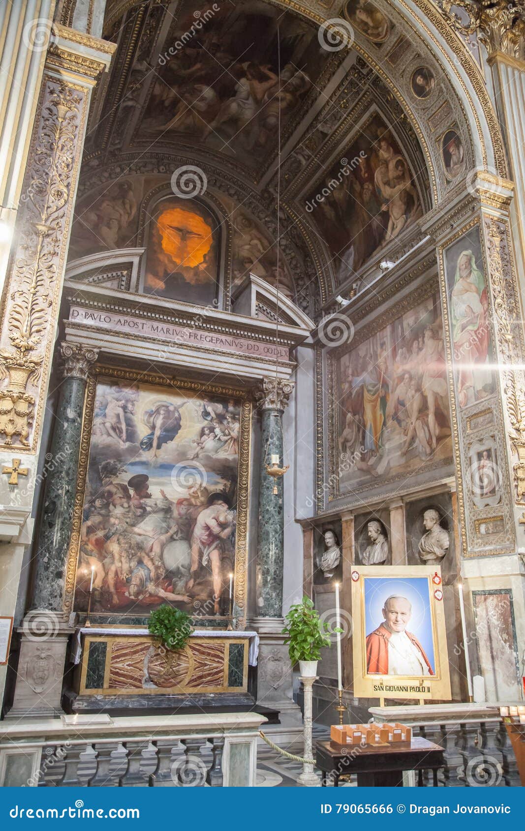 Iglesia De San Marcello Al Corso En Roma Foto editorial - Imagen de ...