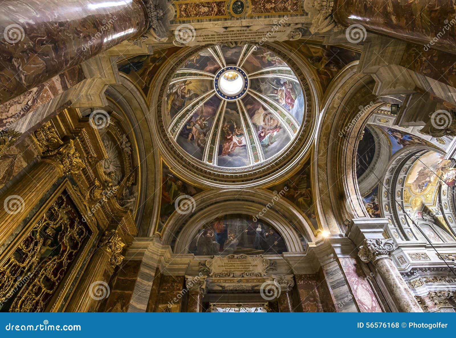 Iglesia De Sant Ignacio, Roma, Italia Foto de archivo editorial ...