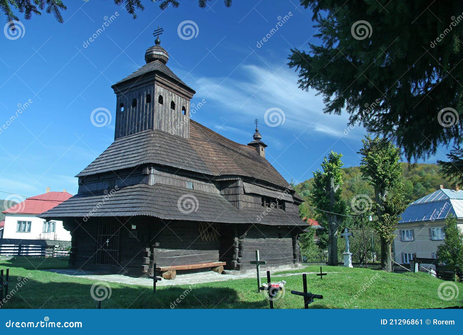 Iglesia de Ulicske Krive imagen de archivo. Imagen de europa - 21296861