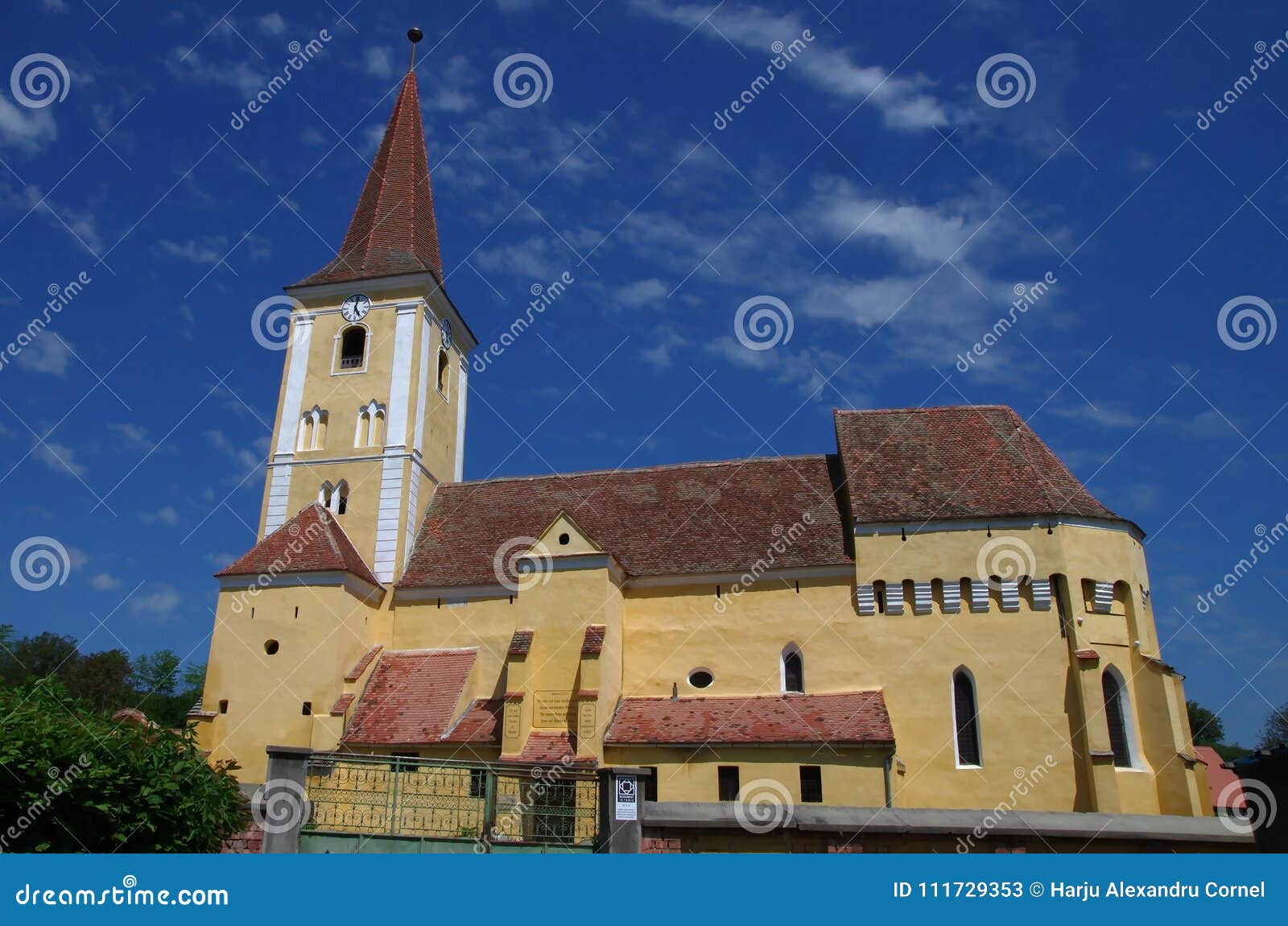 Iglesia Fortificada De Sura Mare, Imagen de archivo - Imagen de ...