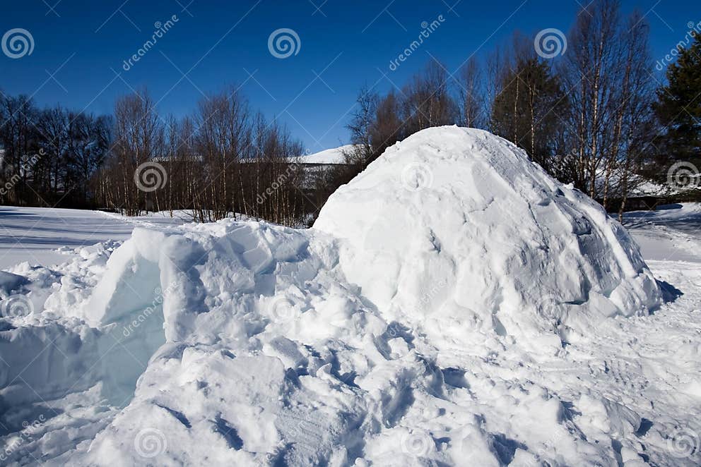 Igloo stock image. Image of camping, beautiful, norway - 4710303