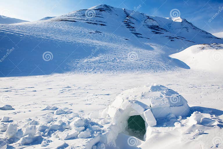 Igloo stock image. Image of snow, winter, expedition, igloo - 9563461