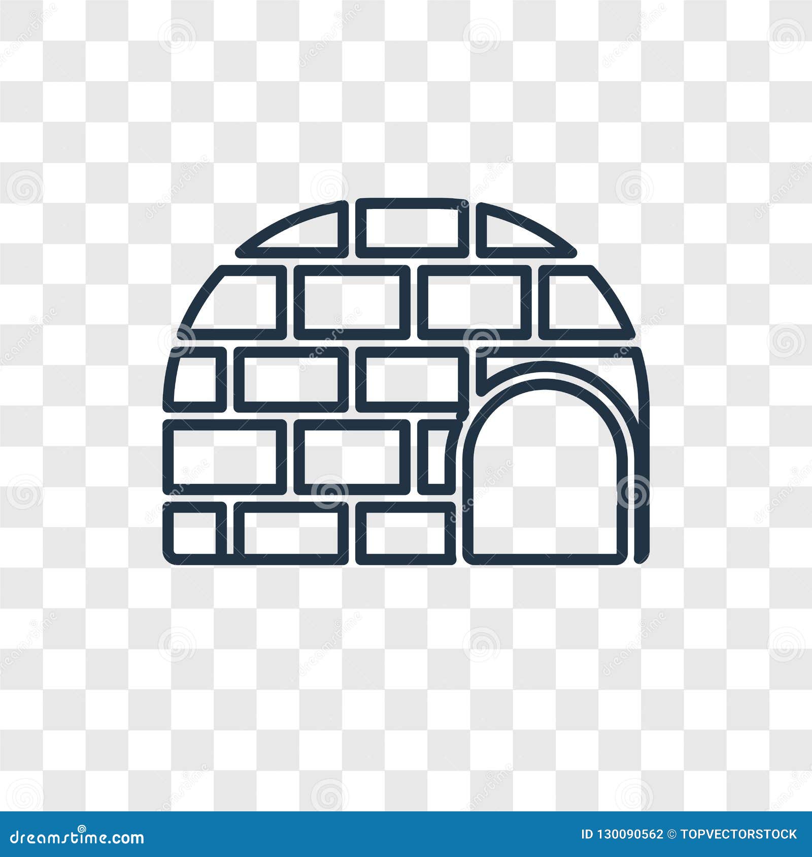 Transparent Igloo-shaped Tent. Romantic Tourist Rest Zone Royalty-Free ...