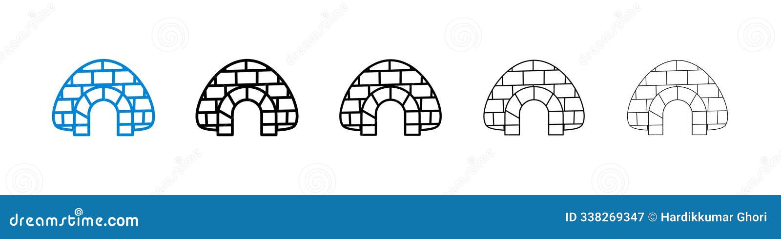Igloo Icon Vector Isolated On White Background, Igloo Sign , Vacation ...