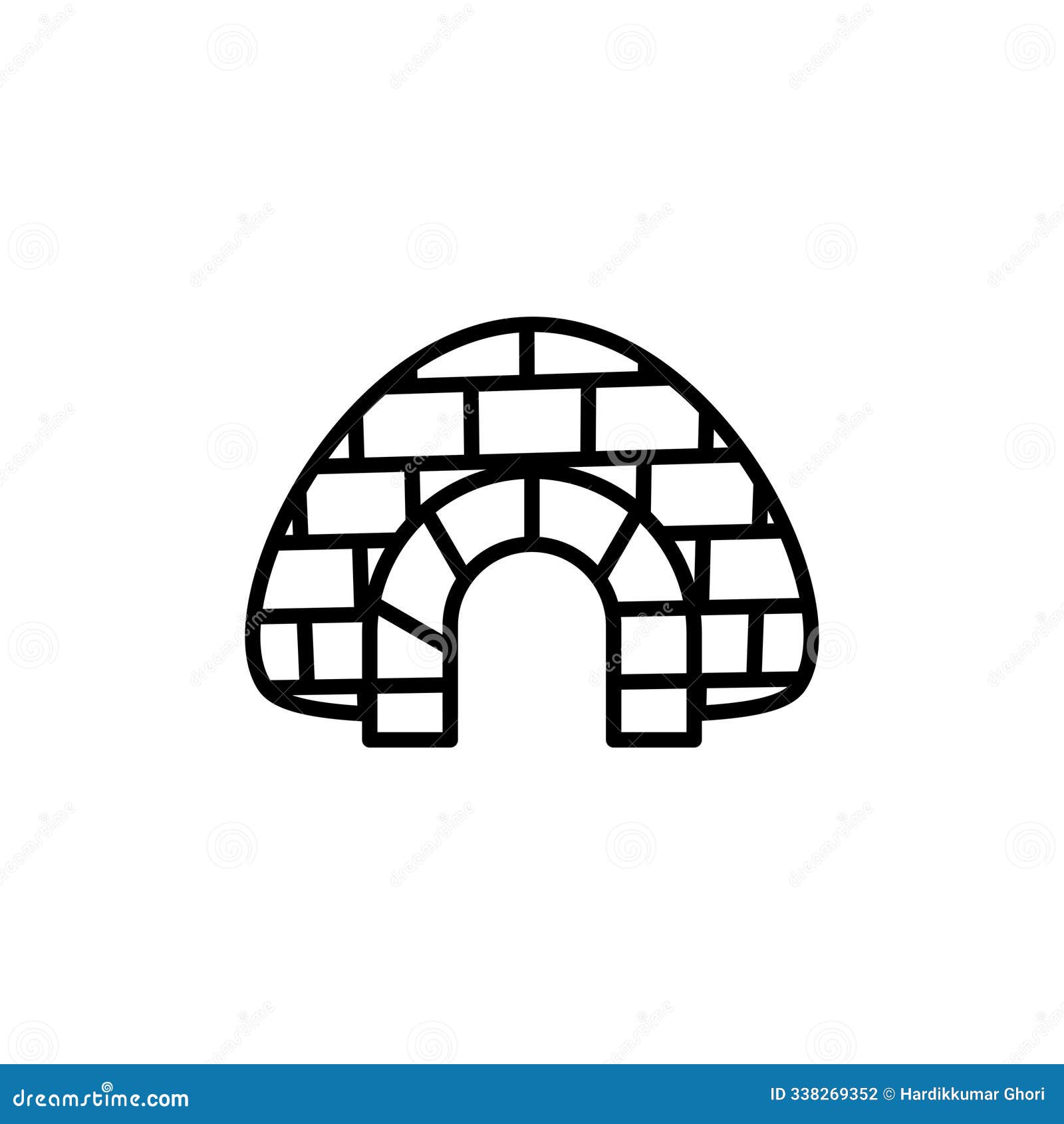 Igloo Icon Vector Isolated On White Background, Igloo Sign , Vacation ...