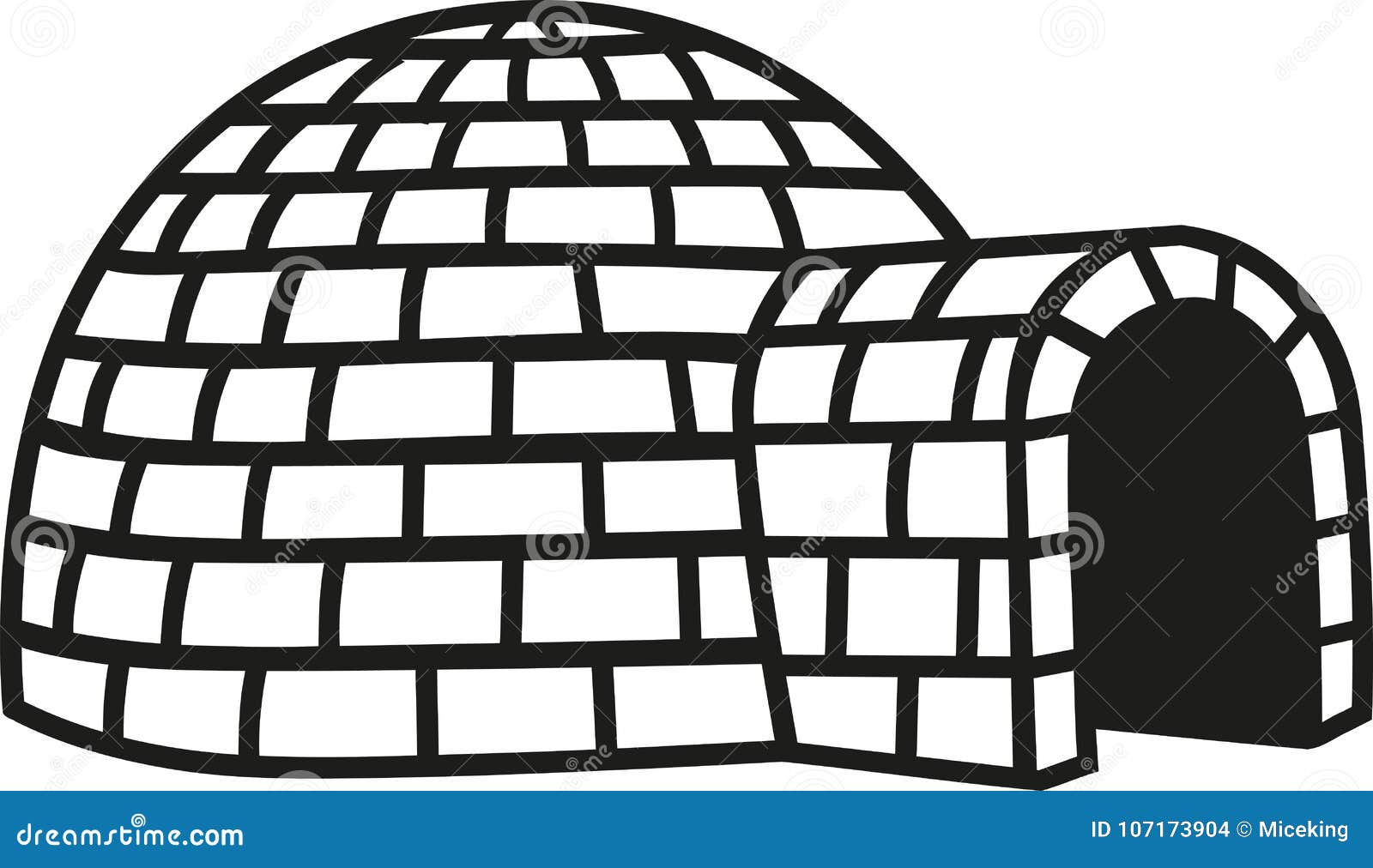 Igloo Icon Vector Isolated On White Background, Igloo Sign , Line Or ...