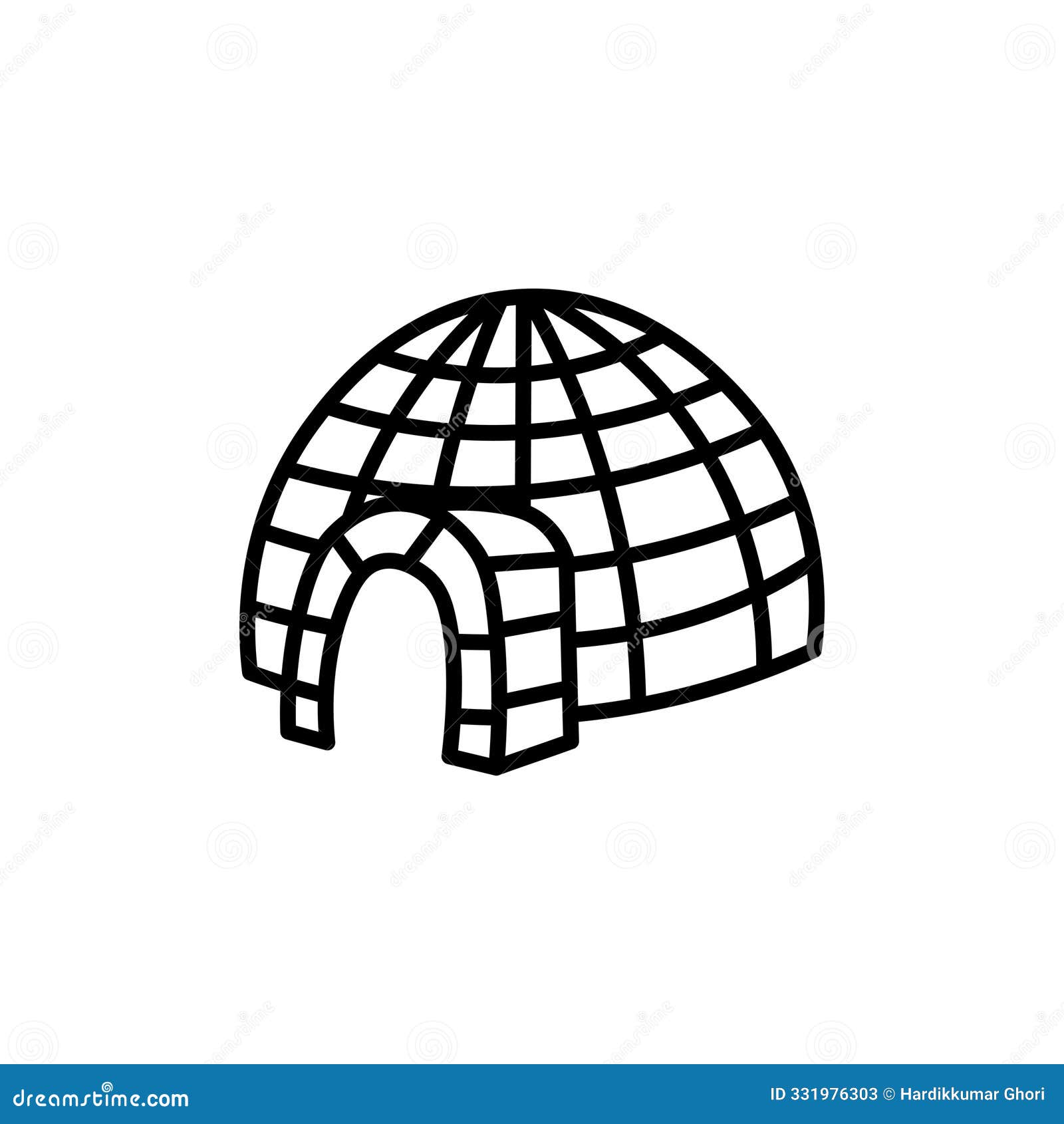 Igloo Icon Vector Isolated On White Background, Igloo Sign , Vacation ...