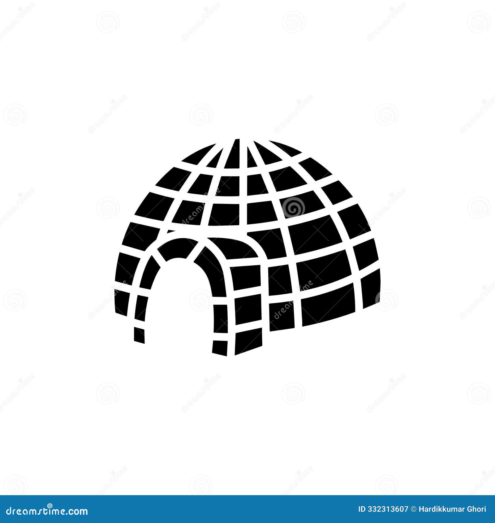 Igloo Icon Vector Isolated On White Background, Igloo Sign , Vacation ...