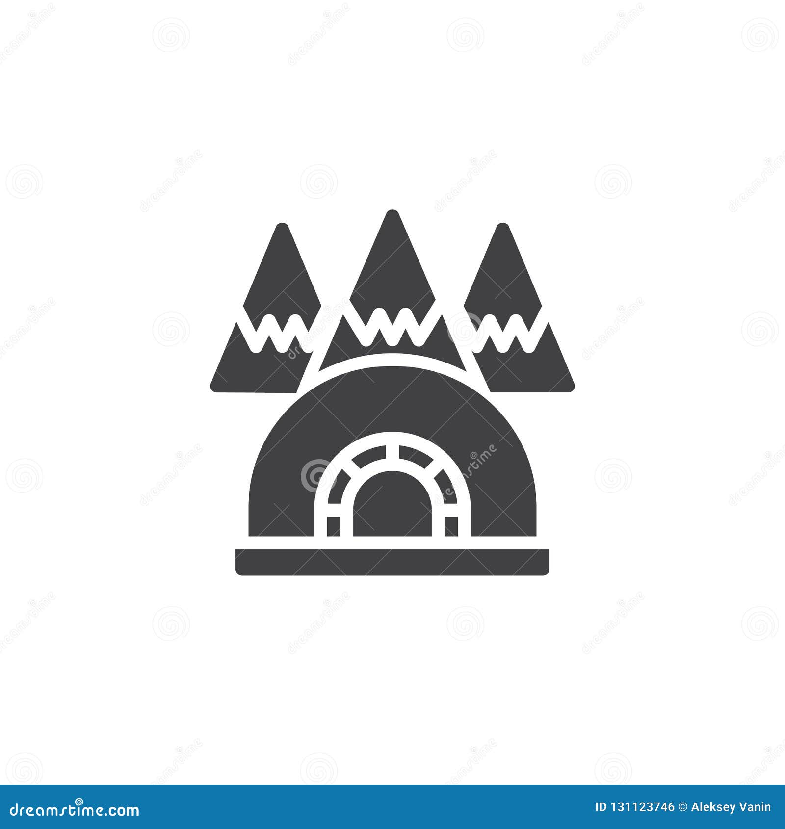 Eskimo Pixel Art Pattern Seamless. Ice Cream 8 Bit. Vector Illus ...