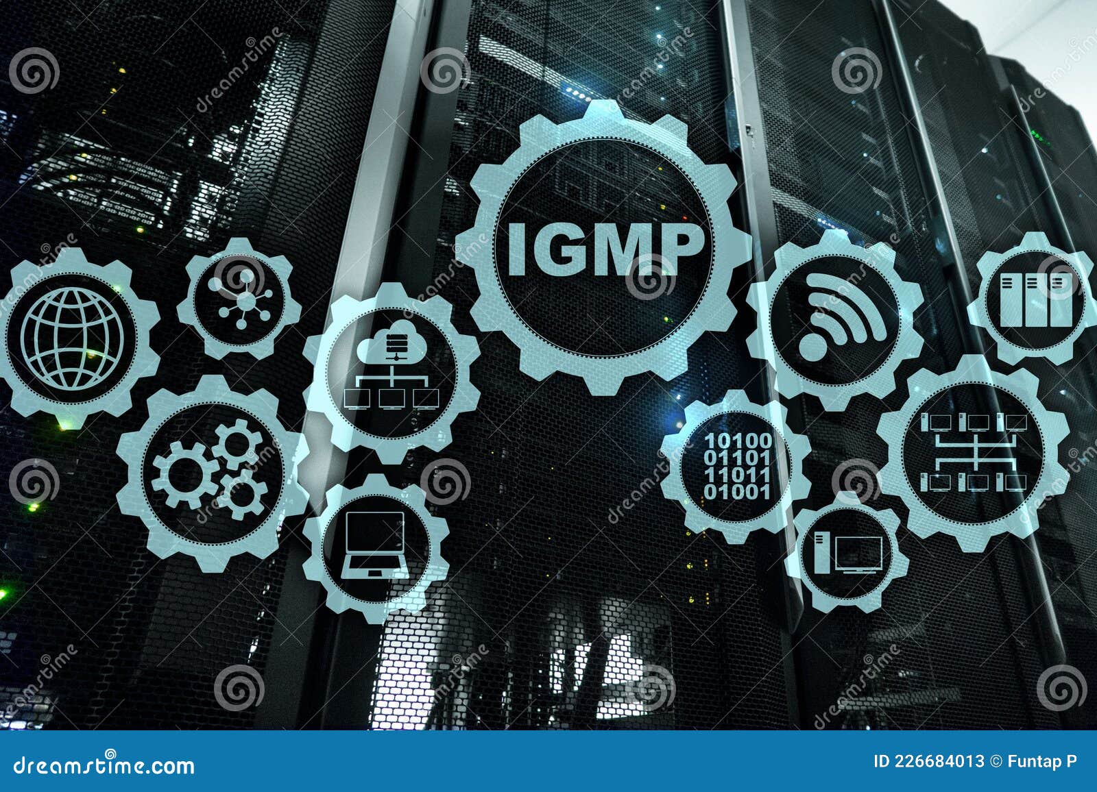 IGMP. Internet Group Management Protocol Concept Stock Image - Image of ...