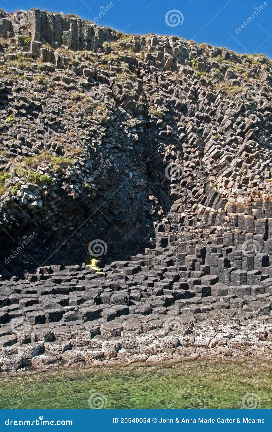 Igneous Rock Andesite Altered In Hydrothermal Alteration Zone Stock ...
